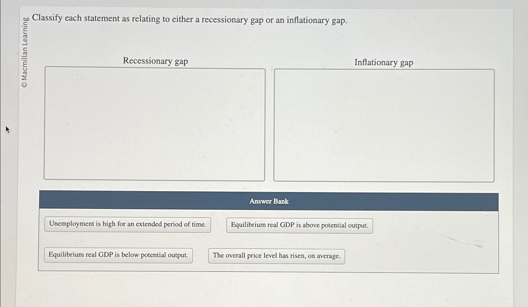 Solved Classify each statement as relating to either a | Chegg.com