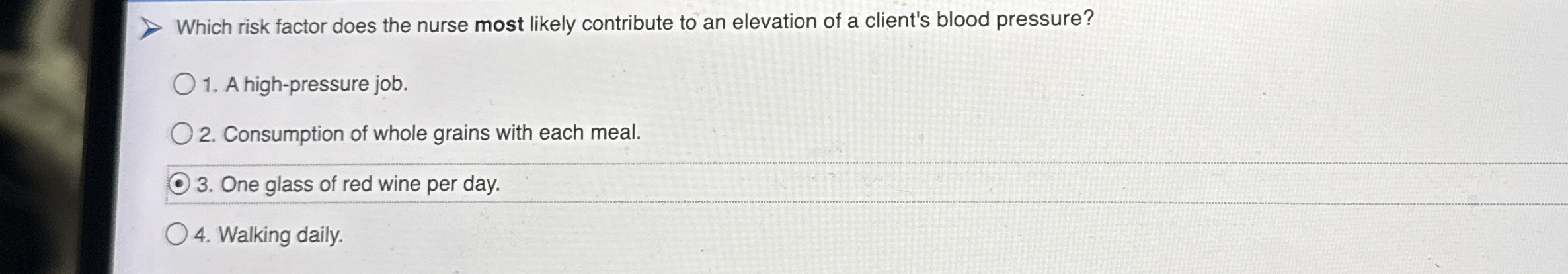 [Solved]: In which position does the nurse place the stethos