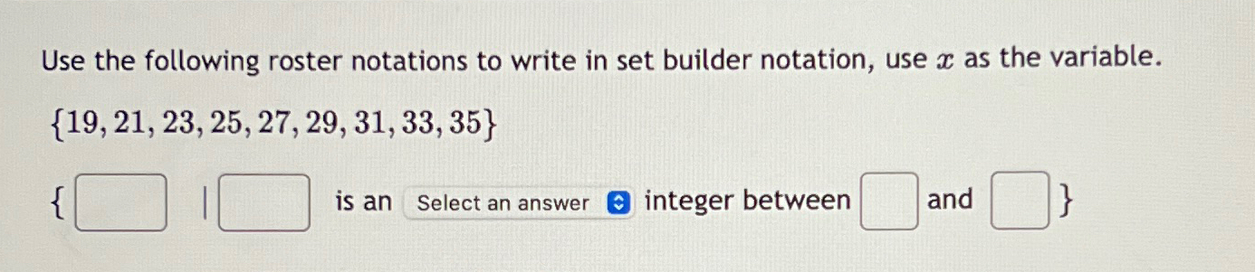 Solved Use the following roster notations to write in set | Chegg.com