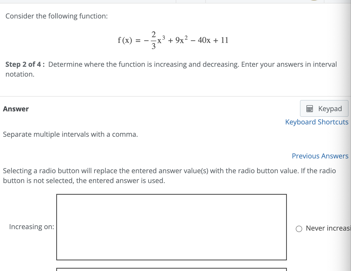 Solved Consider the following | Chegg.com