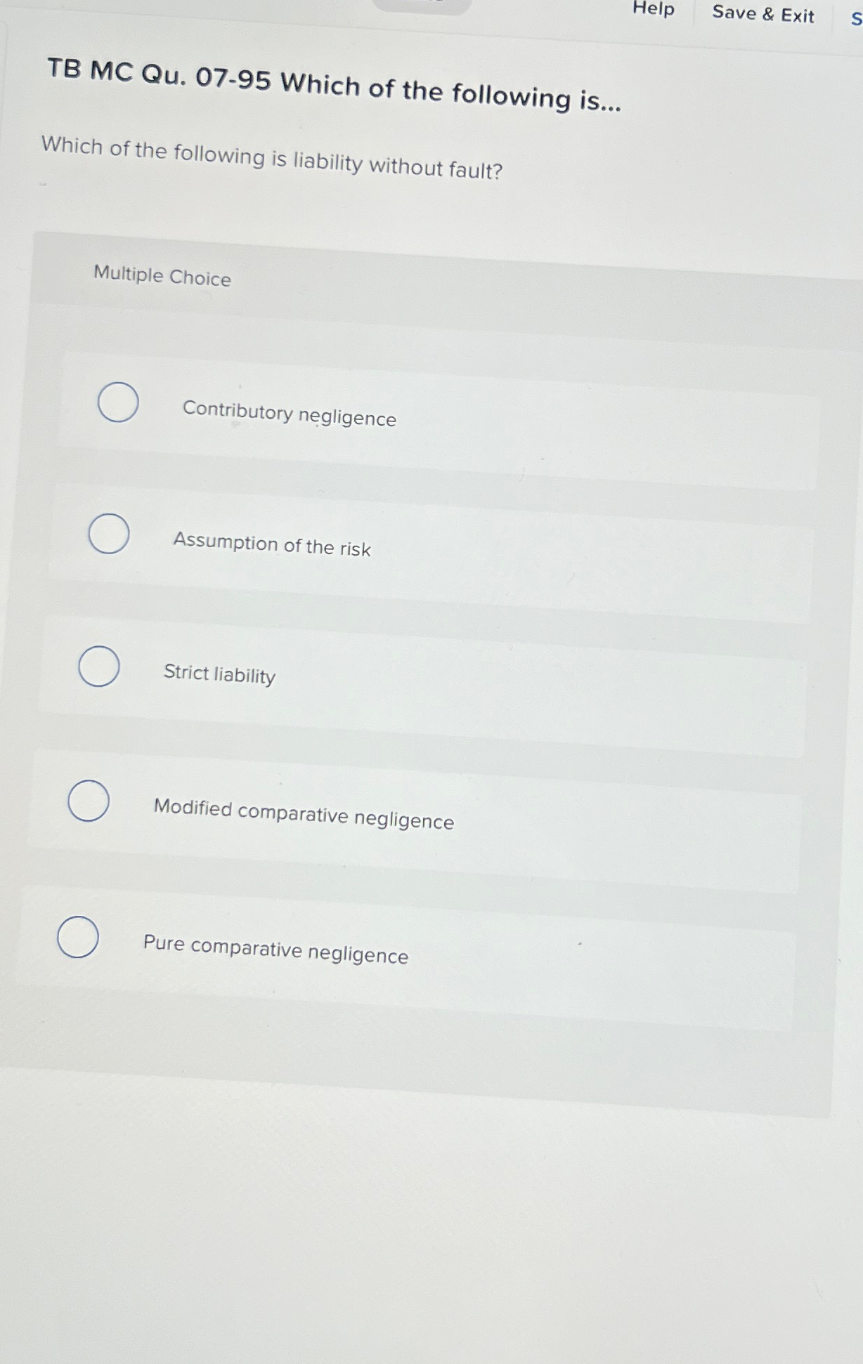 Solved HelpSave & ExitTB MC Qu. 07-95 ﻿Which of the | Chegg.com