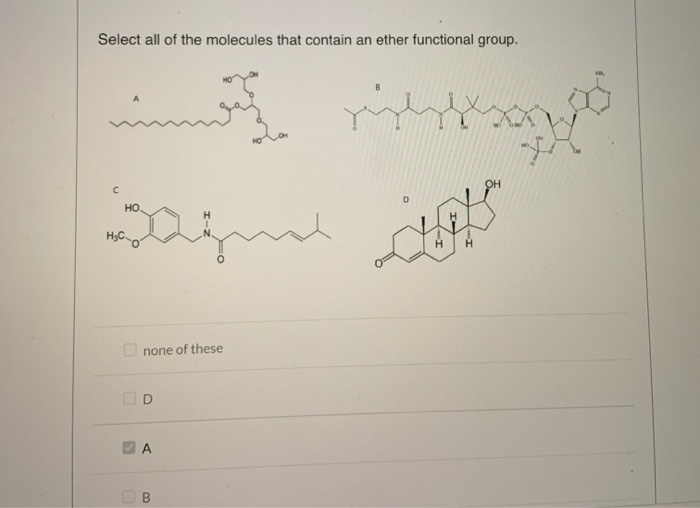Solved Select all of the molecules that contain a thioester | Chegg.com