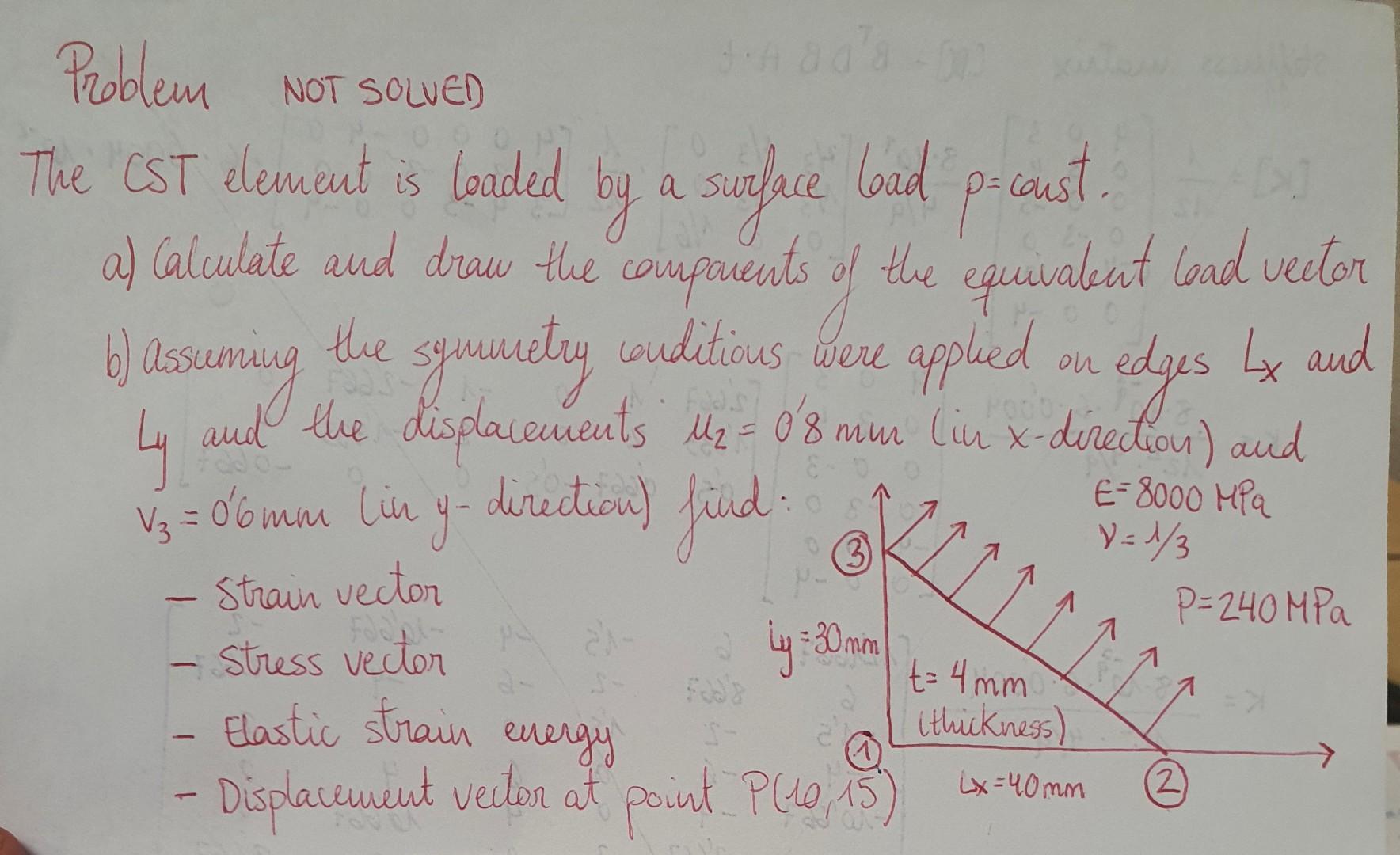 Problem NOT sOLUED The CST element is loaded by a | Chegg.com