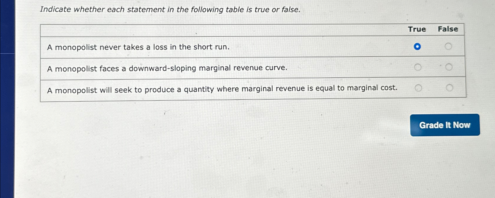 Solved Indicate whether each statement in the following | Chegg.com