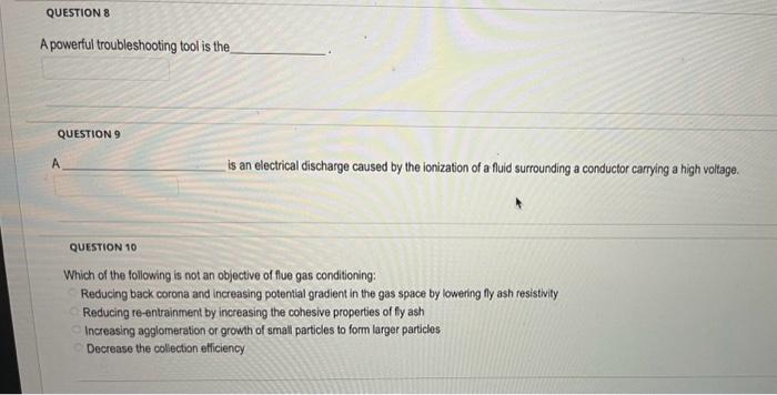 Solved A powerful troubleshooting tool is the QUESTION 9 A | Chegg.com