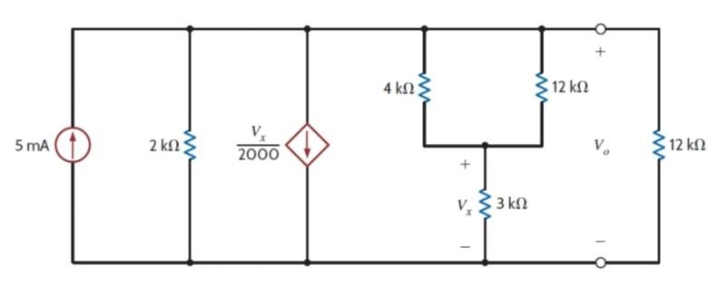 Solved Use current and voltage divider rules. Find the | Chegg.com