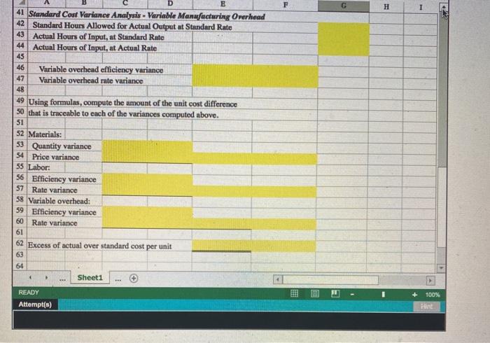 Solved Standards for one of Patterson, Inc.'s products is | Chegg.com
