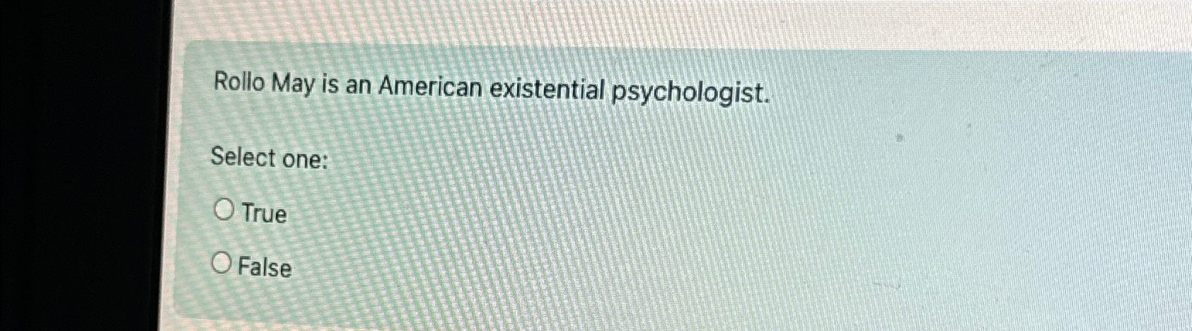 Solved Rollo May is an American existential | Chegg.com