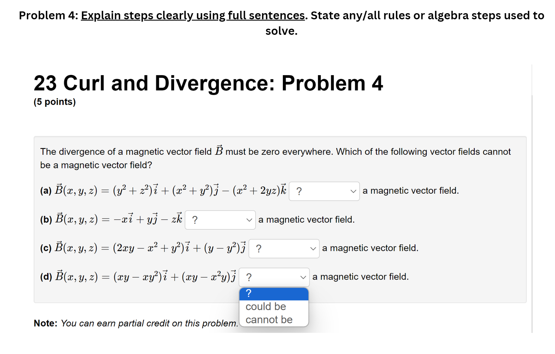Solved Problem 4: Explain steps clearly using full | Chegg.com