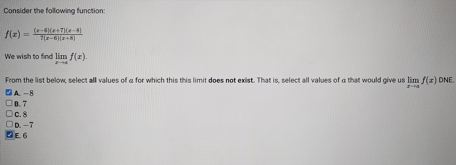 Solved Consider the following | Chegg.com