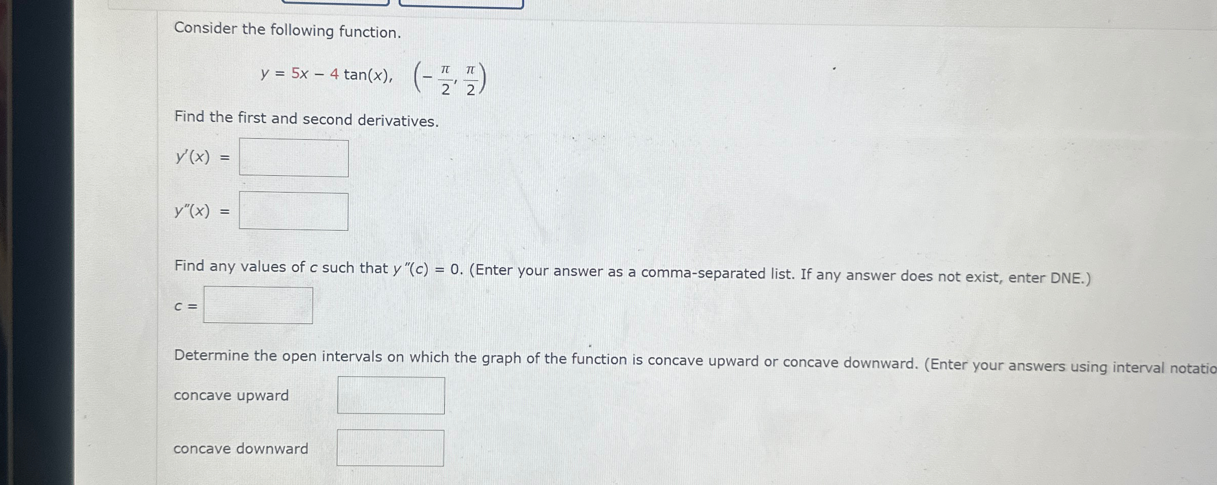 Solved Consider the following | Chegg.com