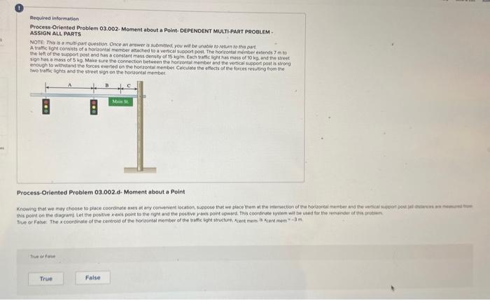 Solved Required information Process-Oriented Problem 03.002- | Chegg.com