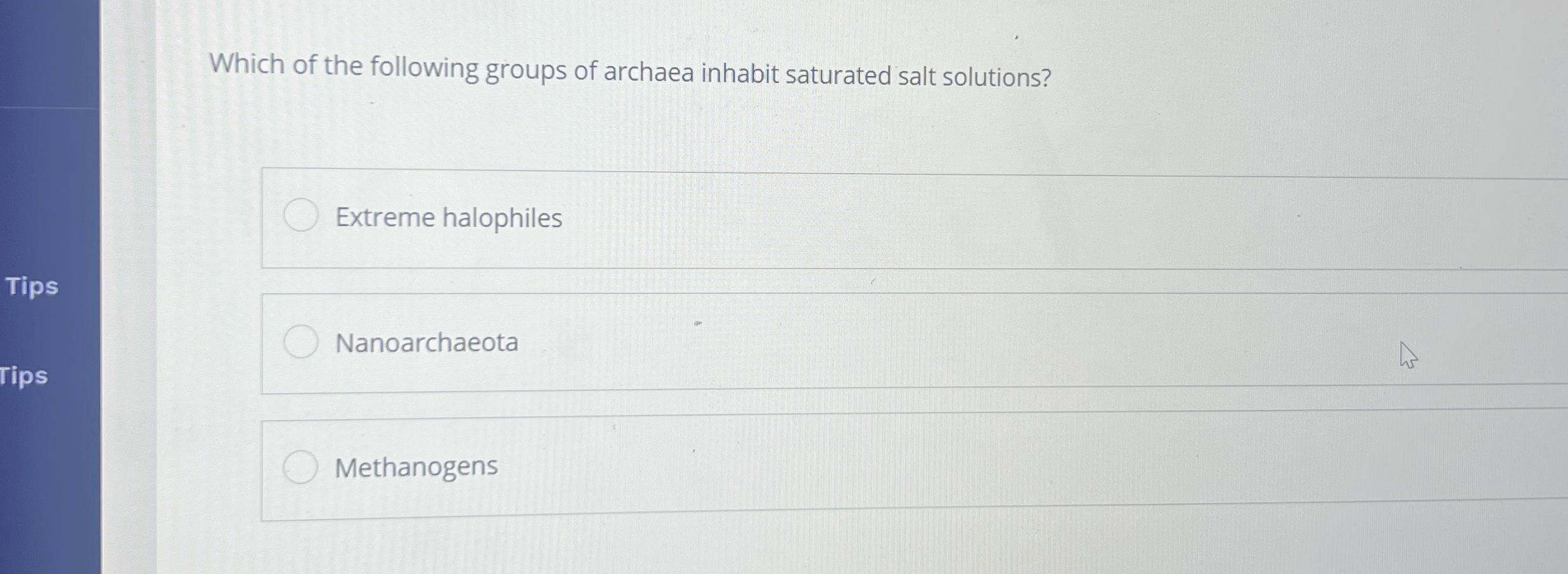 Solved Which of the following groups of archaea inhabit | Chegg.com