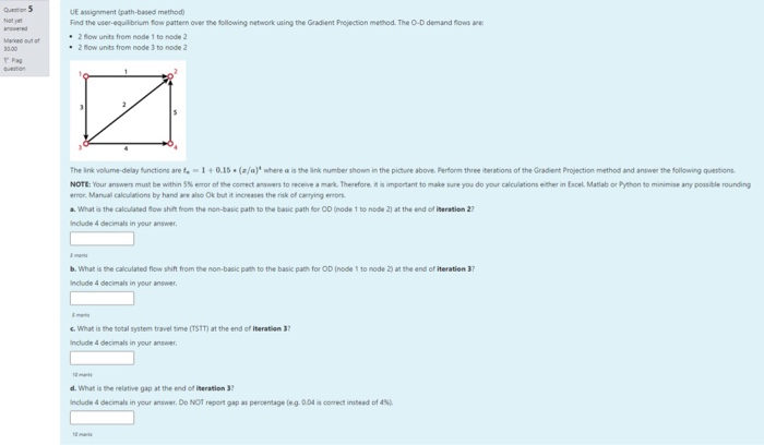 போான 5 UE assignment (path-based method Find the | Chegg.com