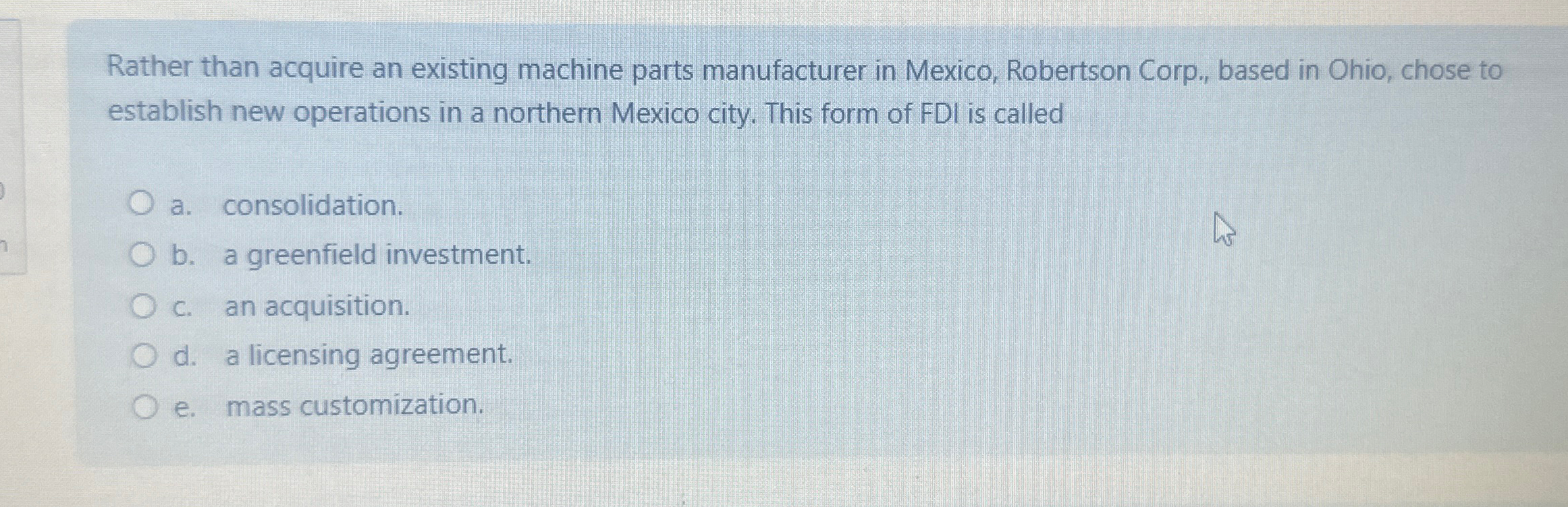 Solved Rather than acquire an existing machine parts | Chegg.com