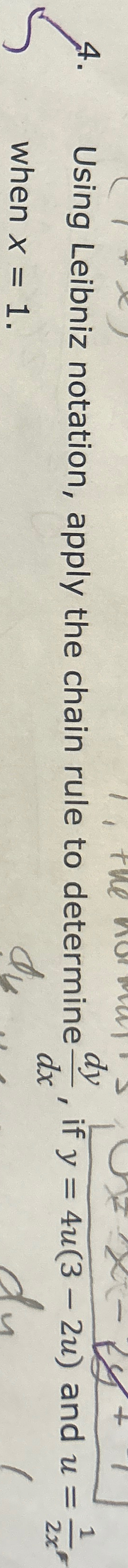 Solved Using Leibniz notation, apply the chain rule to | Chegg.com Solved Using Leibniz notation, apply the chain rule to | Chegg.com