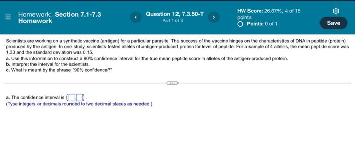 Solved Homework Section 7 1 7 3 Homework Question 9 7 3 6