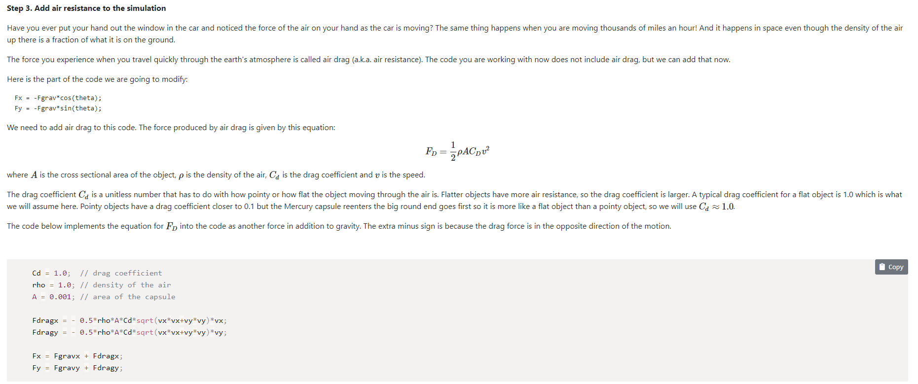 Solved How/what/where would I add this in my code? Not sure | Chegg.com