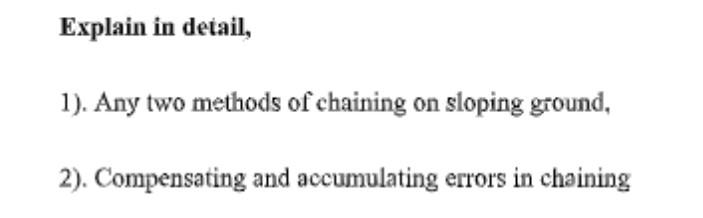 Solved Explain in detail, 1). Any two methods of chaining on | Chegg.com