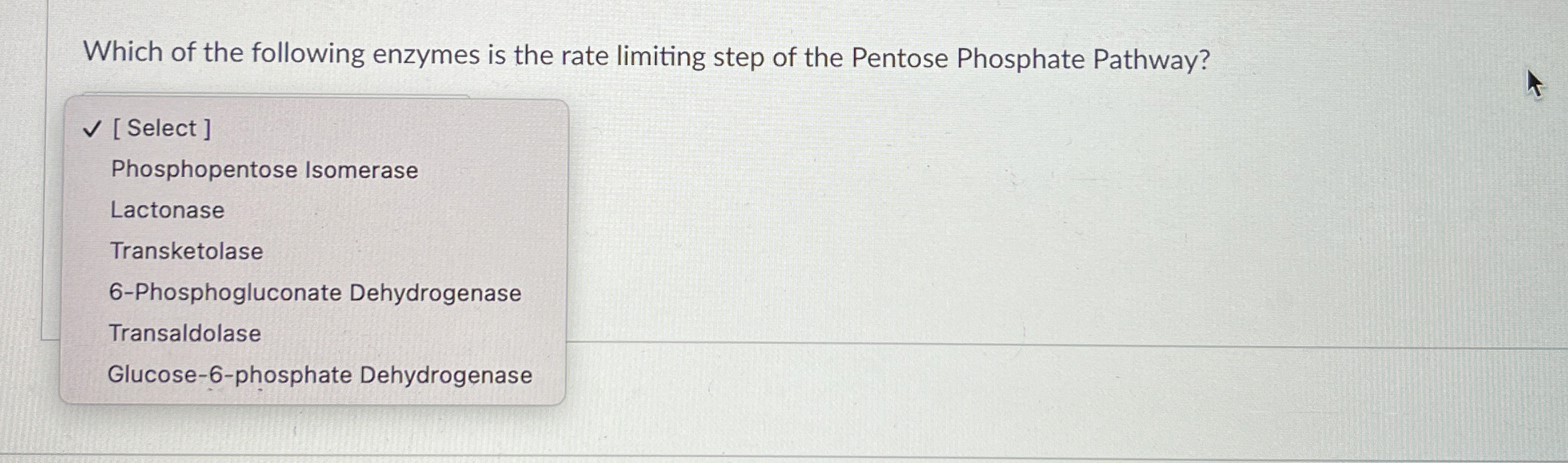 Solved Which of the following enzymes is the rate limiting | Chegg.com