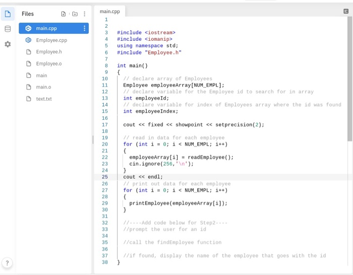 Solved Step 2: • Add this new function prototype to | Chegg.com