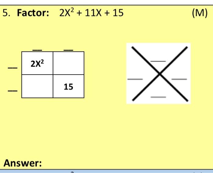 Solved 4 Factor 1x2 4x 21 M X Answer 5 Chegg