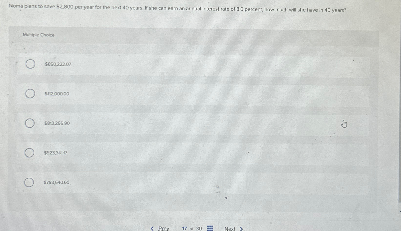 Solved Noma plans to save $2,800 per year for the next 40 | Chegg.com