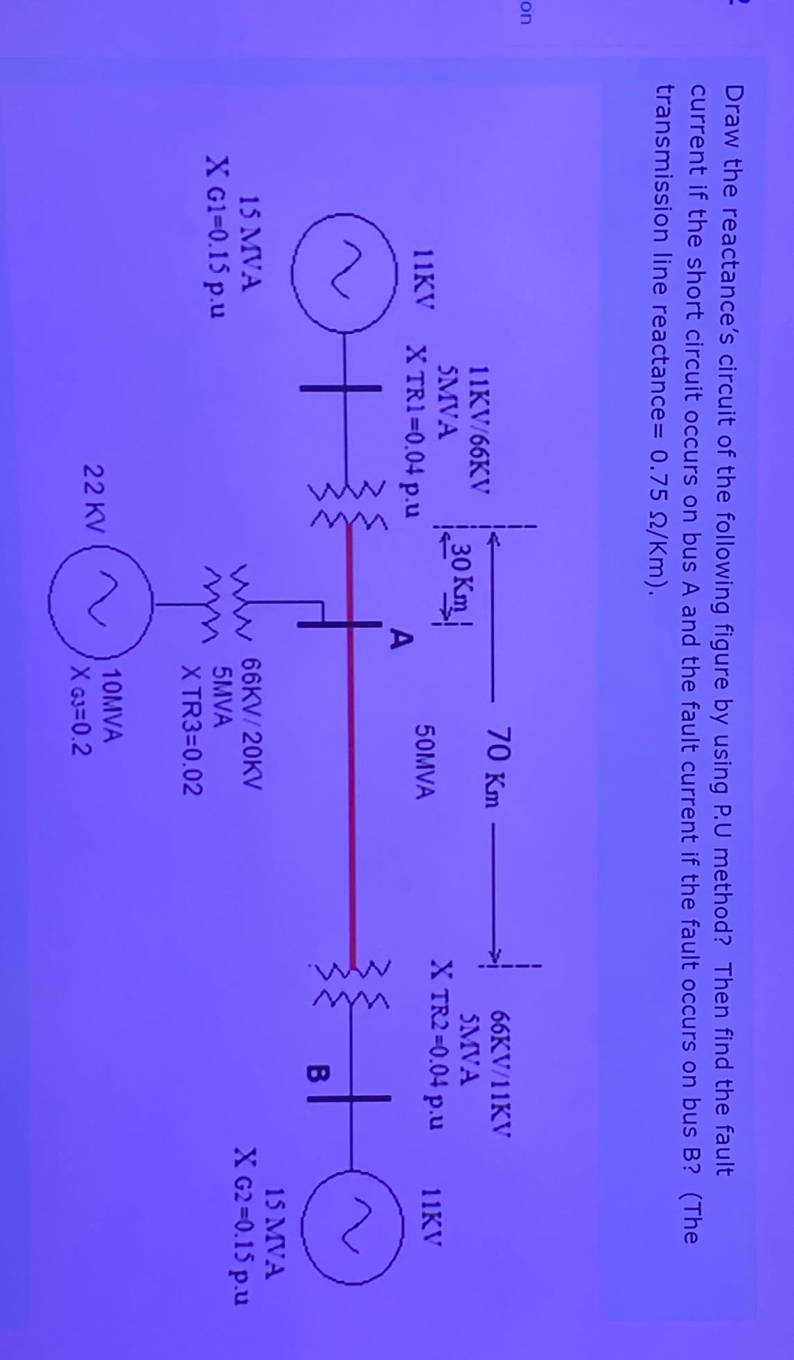 Solved Draw the reactance's circuit of the following figure | Chegg.com