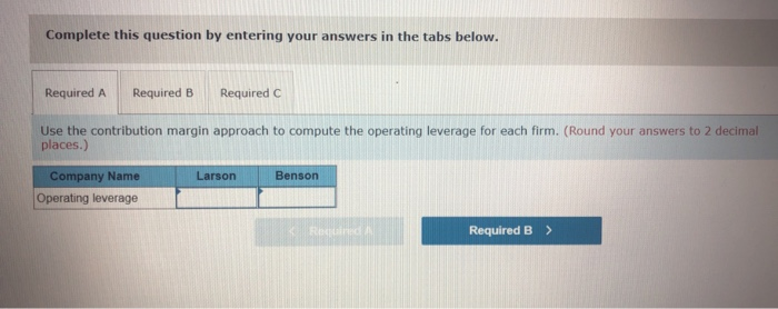 Solved Problem 2-23A (Algo) Analyzing operating leverage LO | Chegg.com