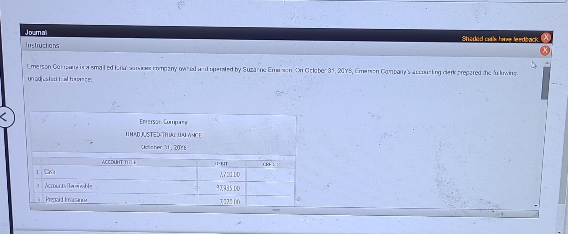 Solved The data needed to determine year-end adjustments are | Chegg.com