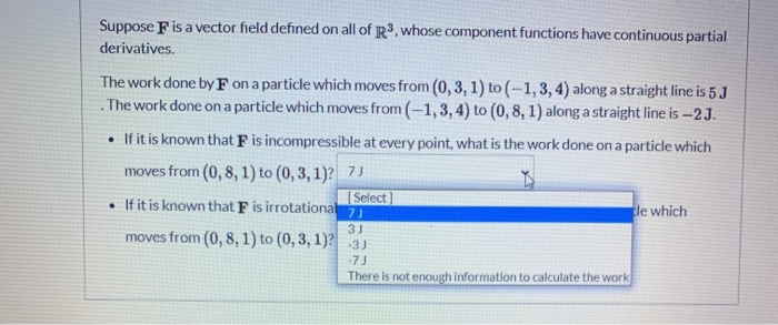 Solved Suppose F is a vector field defined on all of R3, | Chegg.com