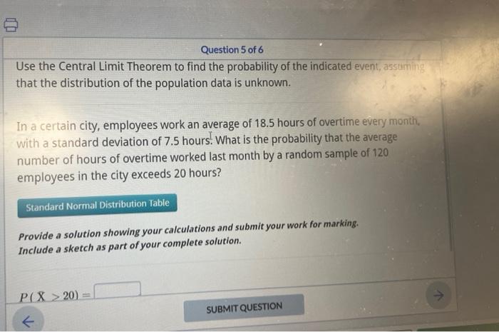 Solved Use the Central Limit Theorem to find the probability | Chegg.com