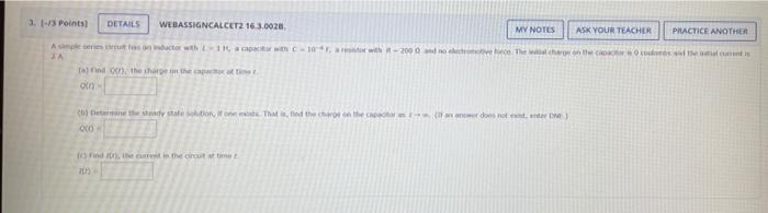 Solved 1. 1073 Points DETAILS PREVIOUS ANSWERS | Chegg.com