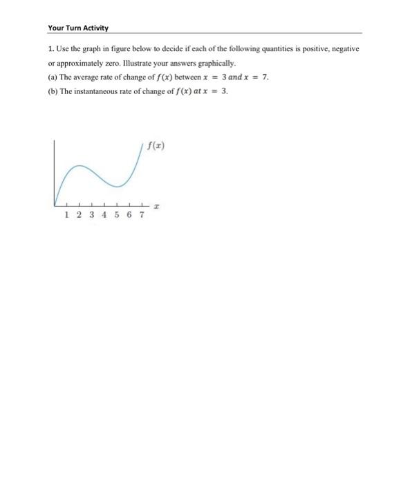 Solved 1. Use the graph in figure below to decide if each of | Chegg.com