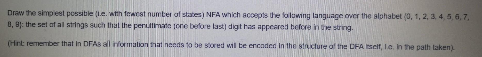 Solved Draw the simplest possible (i.e. with fewest number | Chegg.com