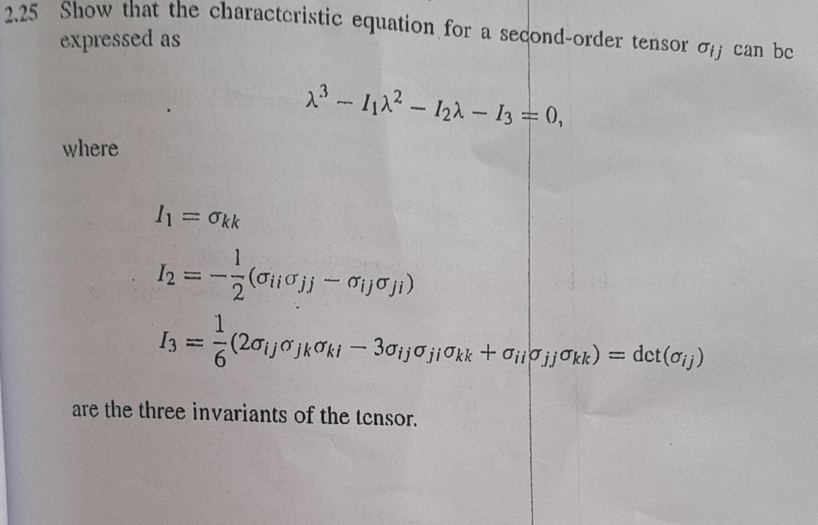 Solved Show that the characteristic equation for a | Chegg.com
