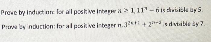 Solved Prove by induction: for all positive integer | Chegg.com