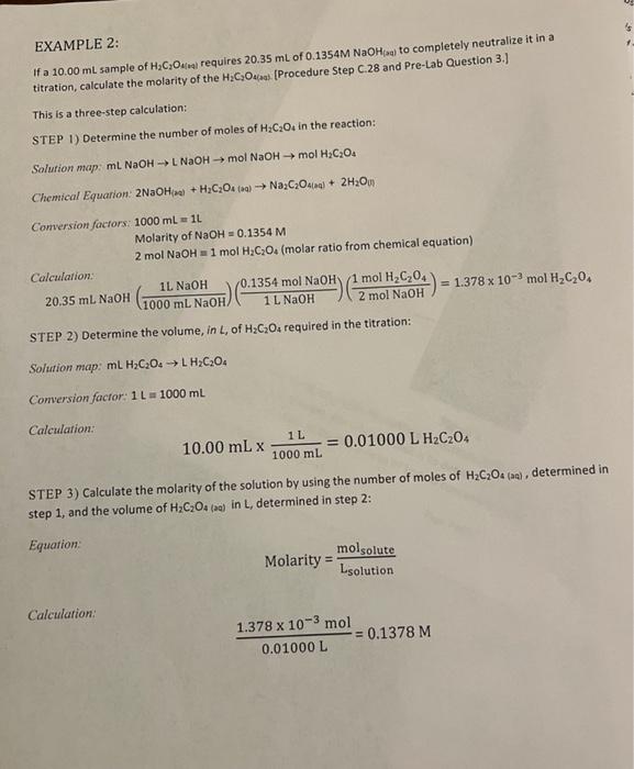Solved QUANTITATIVE ANALYSIS Acid Base Titrations with | Chegg.com