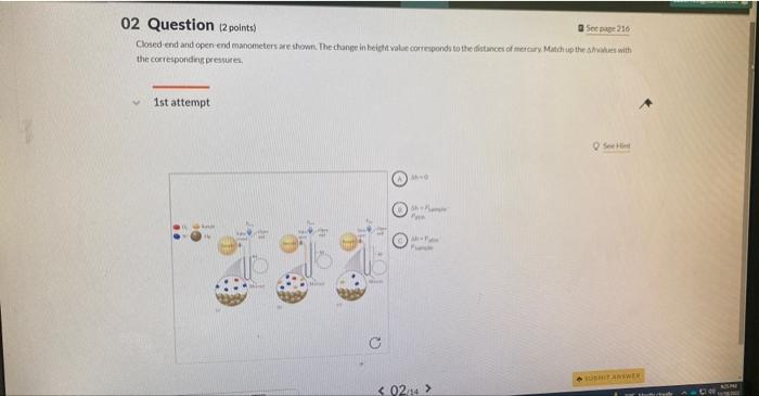 Solved Closed-end and open end manometers are shown, The | Chegg.com