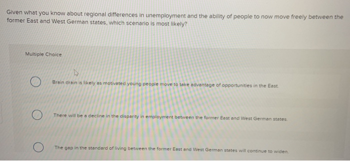 Solved Given what you know about regional differences in | Chegg.com