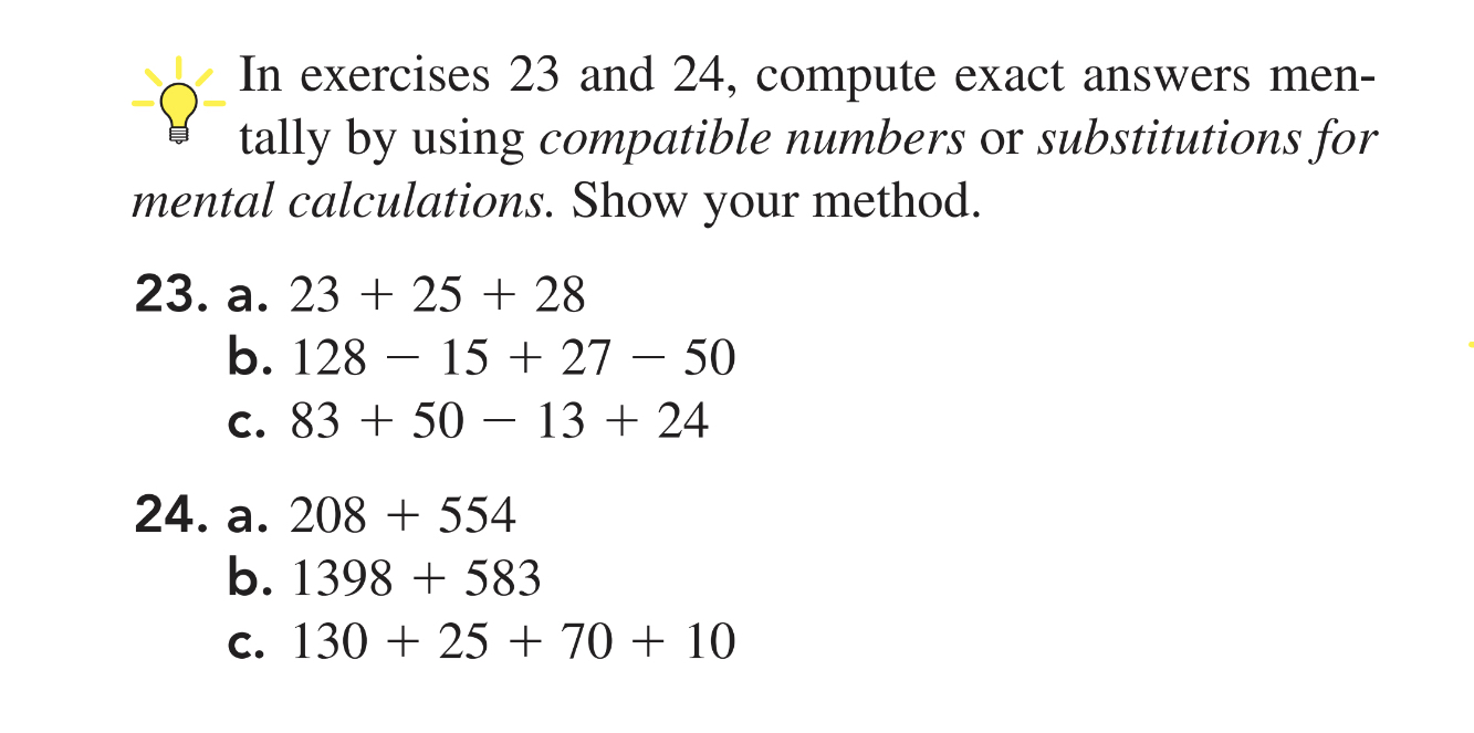 Solved In exercises 23 ﻿and 24, ﻿compute exact answers | Chegg.com