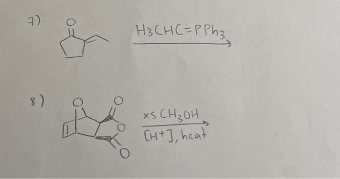 Solved H3CHC=PPh3 | Chegg.com