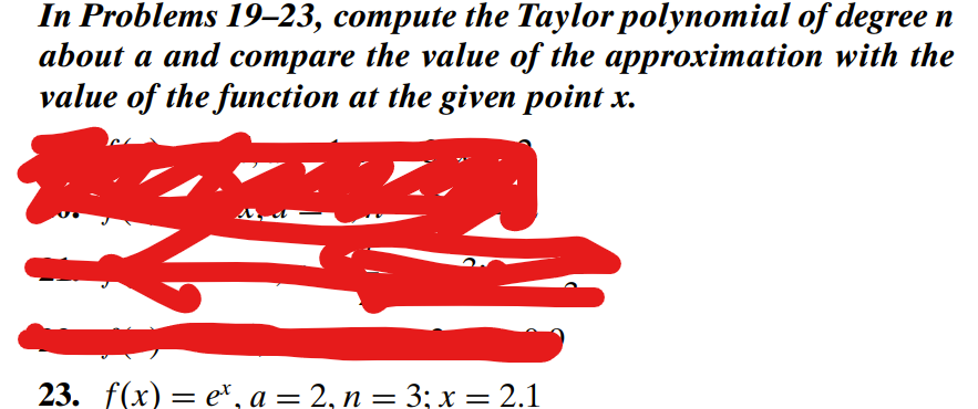 Solved In Problems 19-23, ﻿compute the Taylor polynomial of | Chegg.com