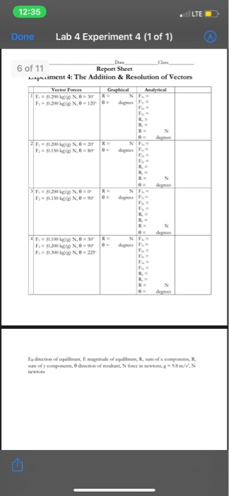 12:35 LTE Done Lab 4 Experiment 4 (1 of 1) Experiment | Chegg.com