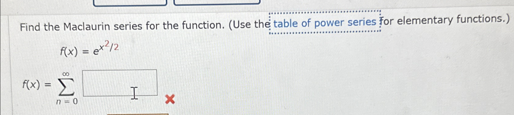 Solved Find the Maclaurin series for the function. (Use the | Chegg.com