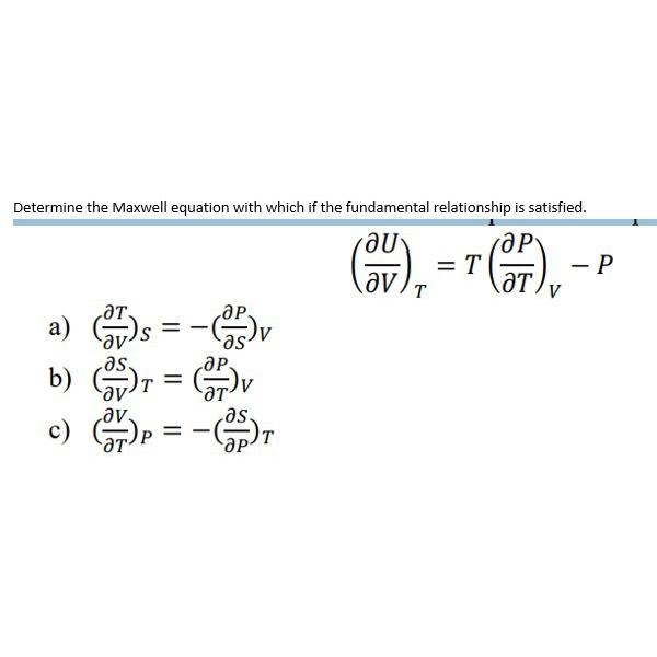 Solved Determine the Maxwell equation with which if the | Chegg.com