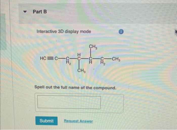 Solved Interactive 3D display mode Spell out the full name | Chegg.com