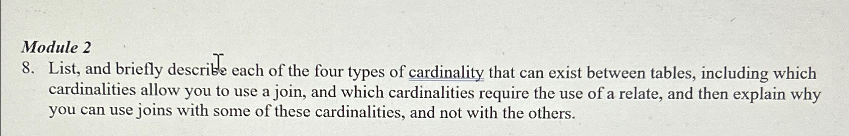 Solved Module 28. ﻿List, and briefly describe each of the | Chegg.com