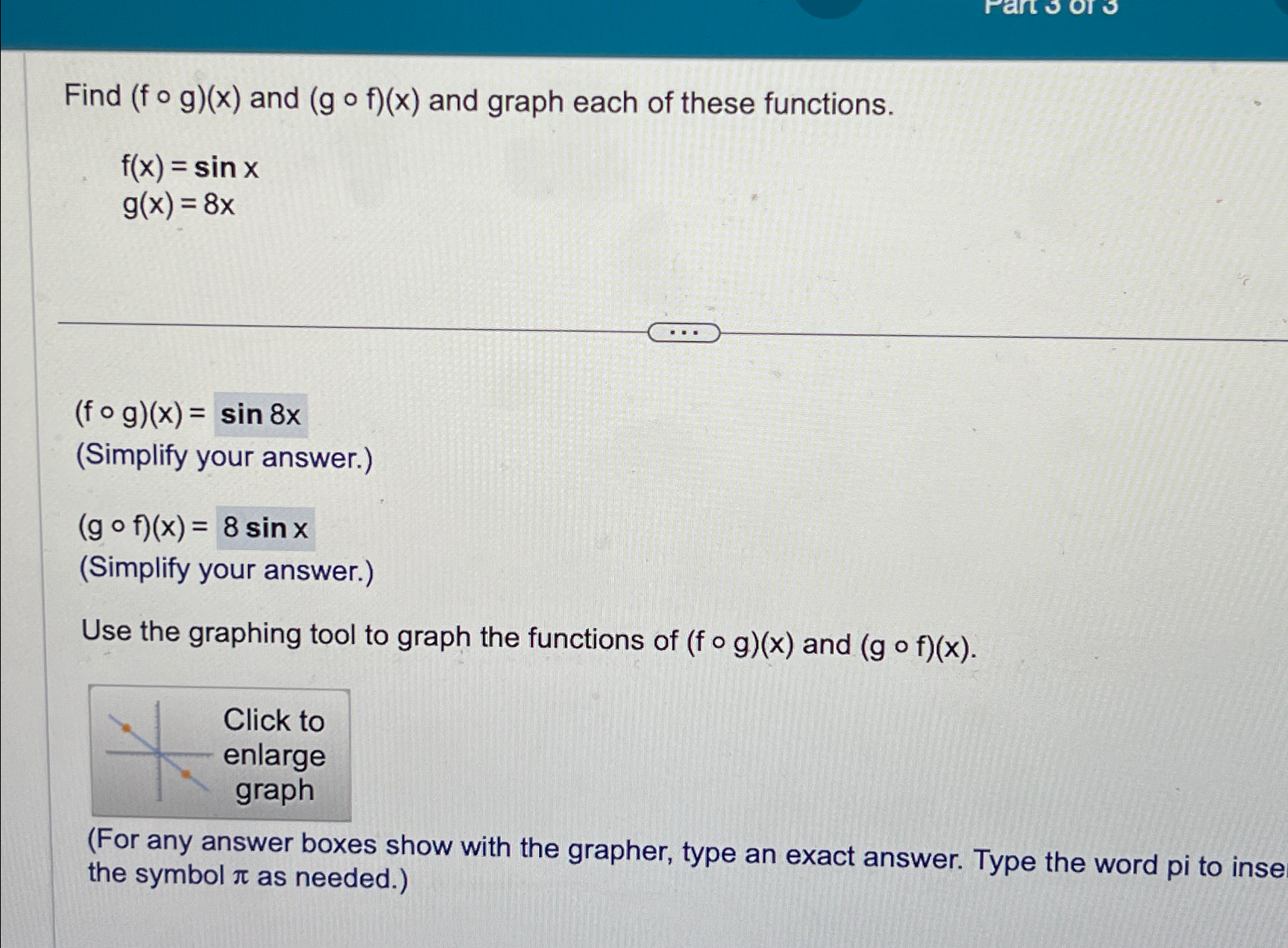 Solved Find (f@g)(x) ﻿and (g@f)(x) ﻿and graph each of these | Chegg.com