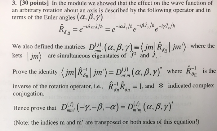 Solved 3. [30 points] In the module we showed that the | Chegg.com